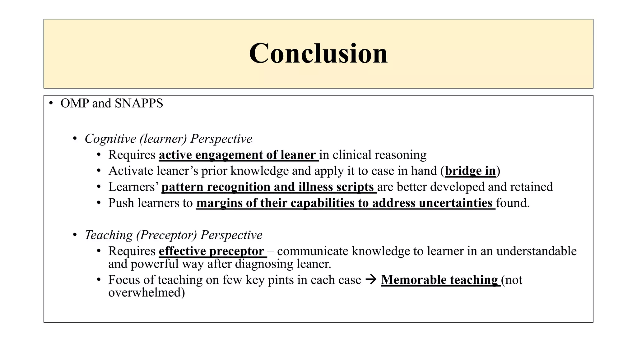 Teaching Models for Outpatient Clinic | PPTX