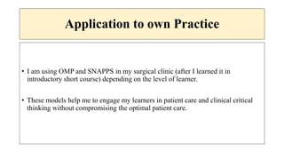 Teaching Models for Outpatient Clinic | PPTX