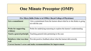 Teaching Models for Outpatient Clinic | PPTX