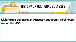 Teaching Multigrade Classes Report PowerPoint | PPTX