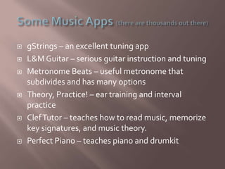 Teaching Music with Technology | PPTX