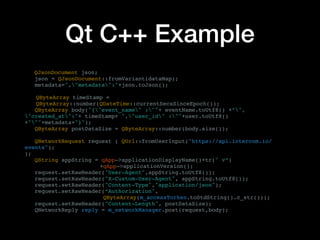 Teaching Native Qt to Talk Web | PPT