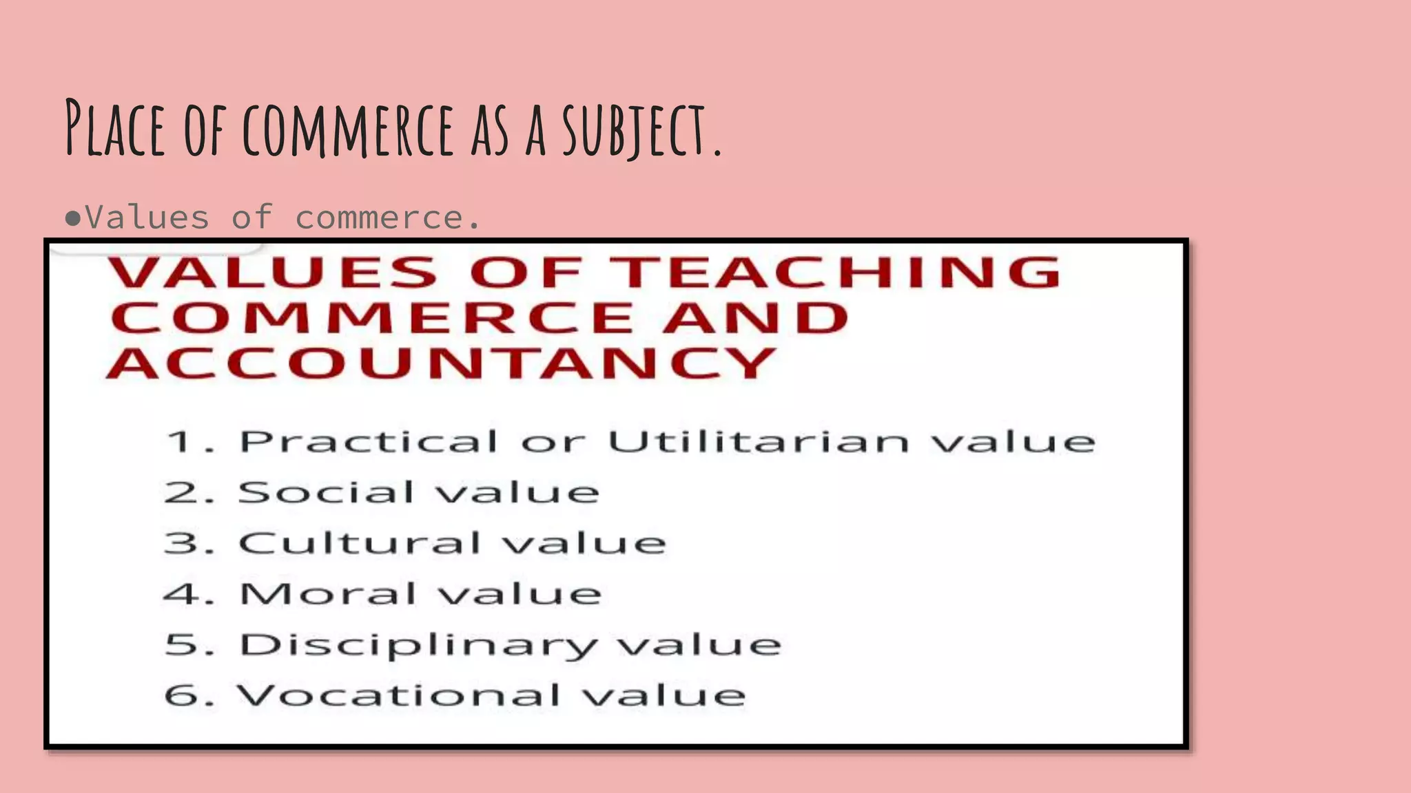 Teaching of commerce B.Ed India | PPTX