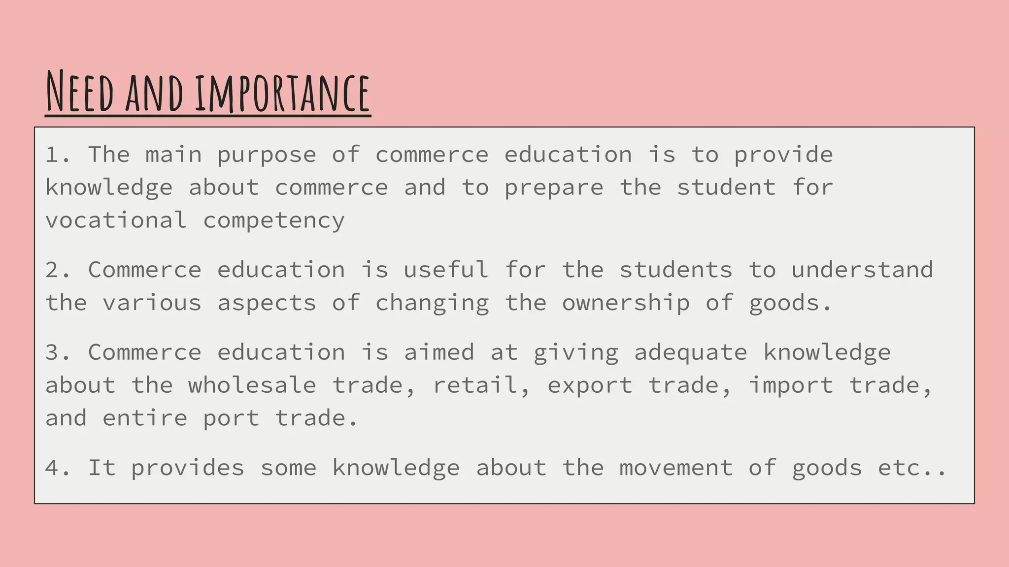 Teaching of commerce B.Ed India | PPTX