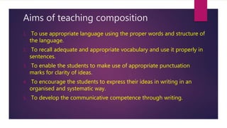 Introduction to Teaching of composition | PPTX