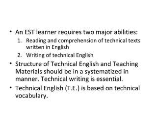 Teaching of est in indian conditions by r s sharma | PPT