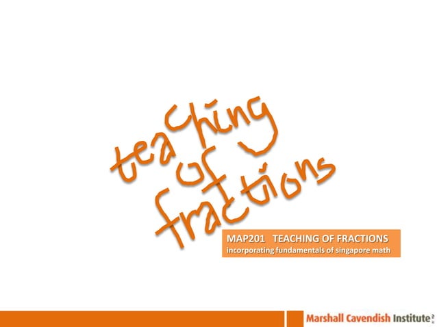Teaching of Fractions Day 1 | PPTX