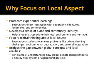 Teaching of Geography Through Local Aspect.pptx
