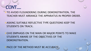 DEMONSTRATION METHOD | PPTX