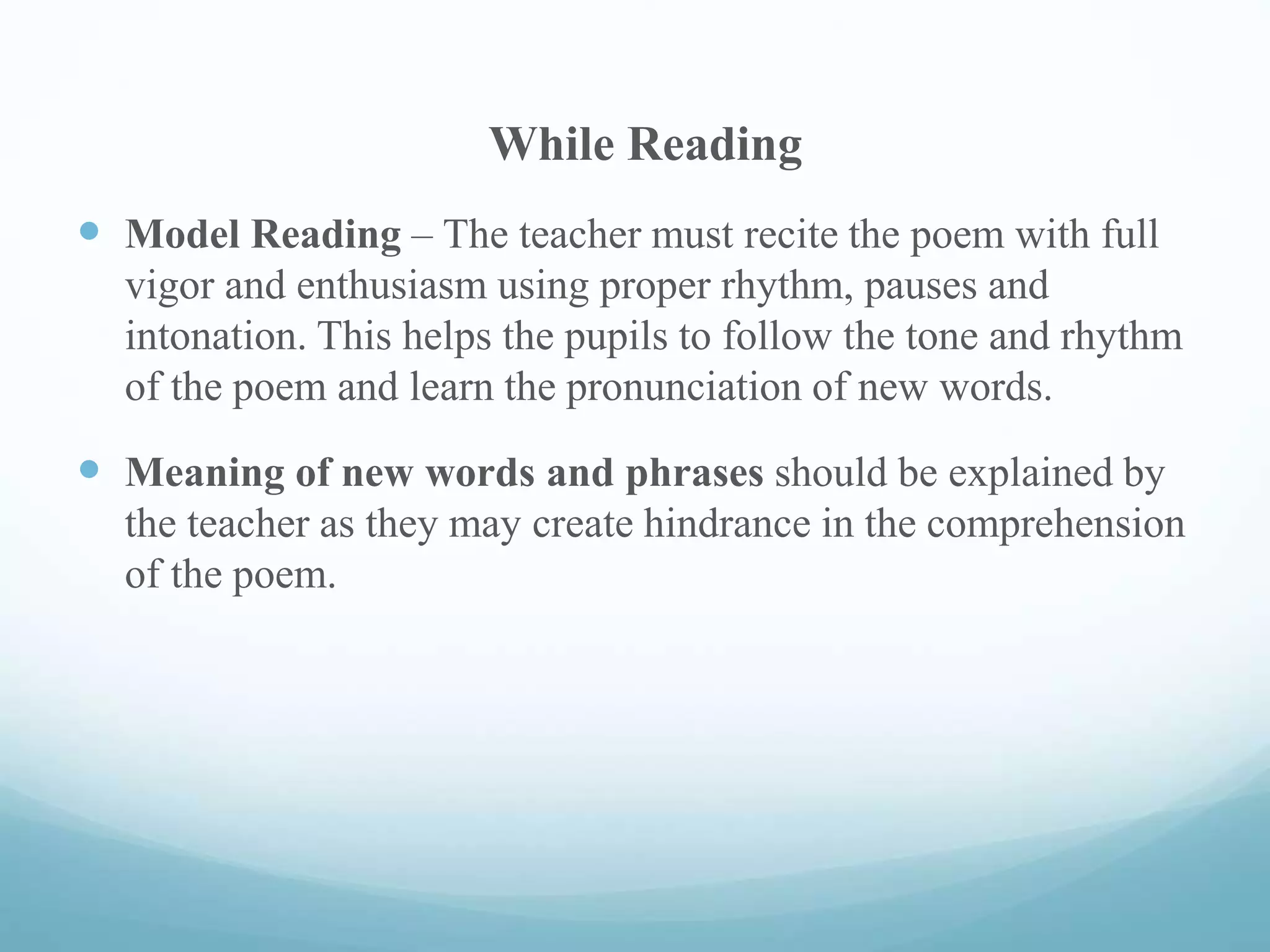 Teaching of Poetry | PPTX