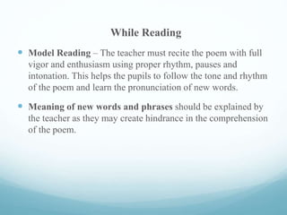 Teaching of Poetry | PPTX