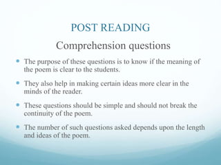 Teaching of Poetry | PPTX