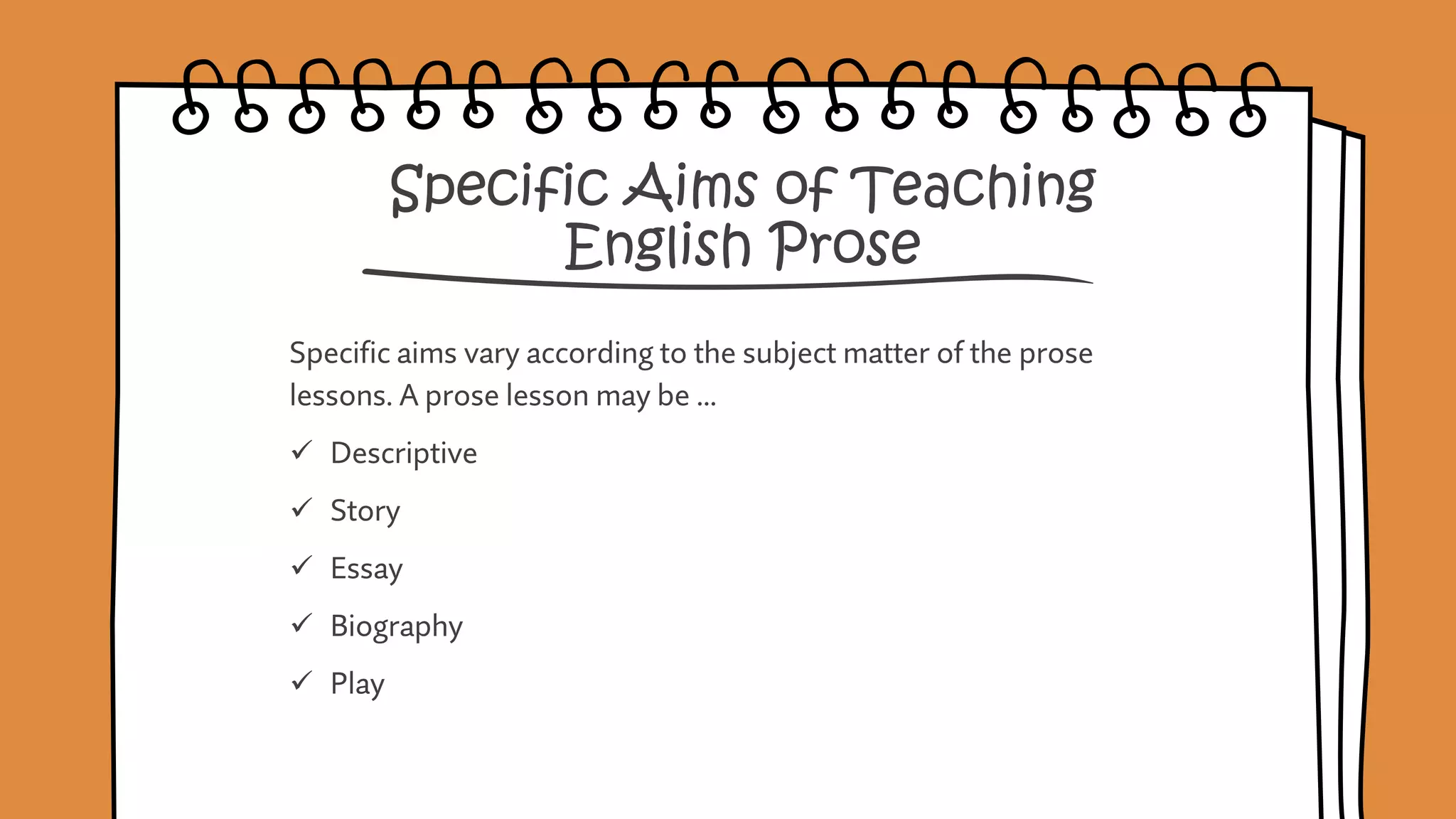 Teaching of Prose | PDF