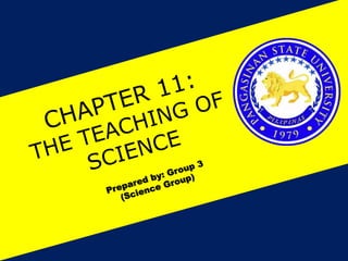 Teaching of science | PPTX
