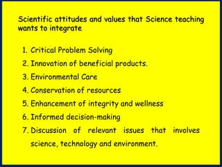 Teaching of science | PPTX