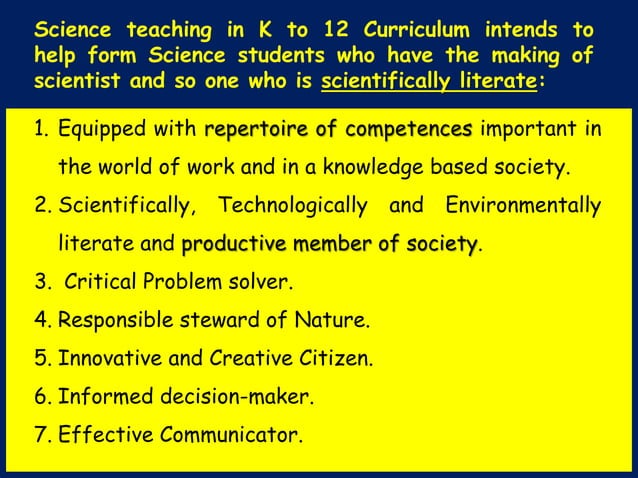 Teaching of science | PPTX | Primary Education | Education