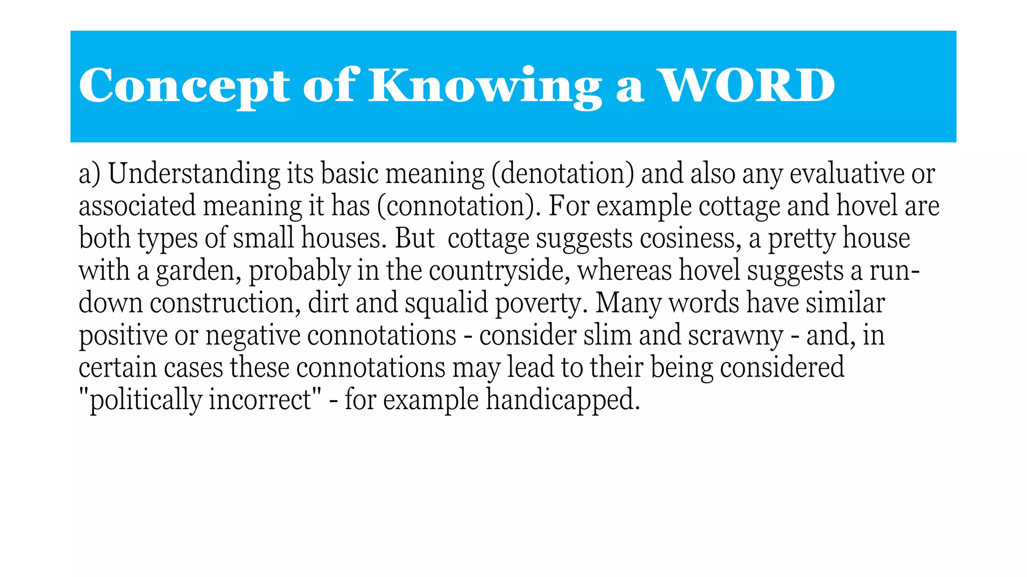 Teaching of Vocabulary | PDF