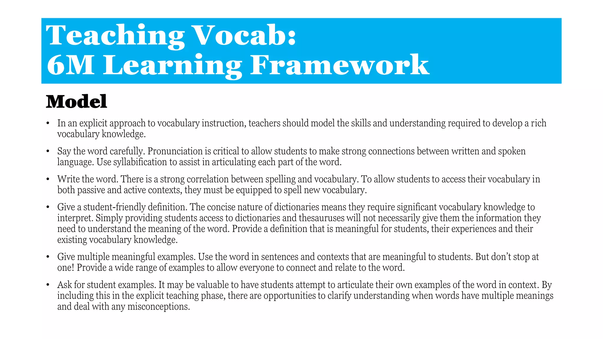 Teaching of Vocabulary | PDF