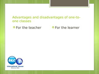Teaching one to-one | PDF