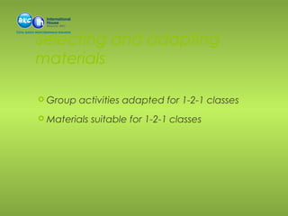 Teaching one to-one | PPT