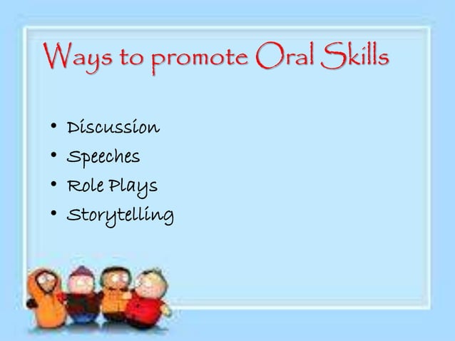 Teaching oral skills | PPT
