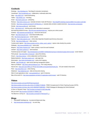 Teaching Outside The Box Handout | PDF | Social Networking | Internet