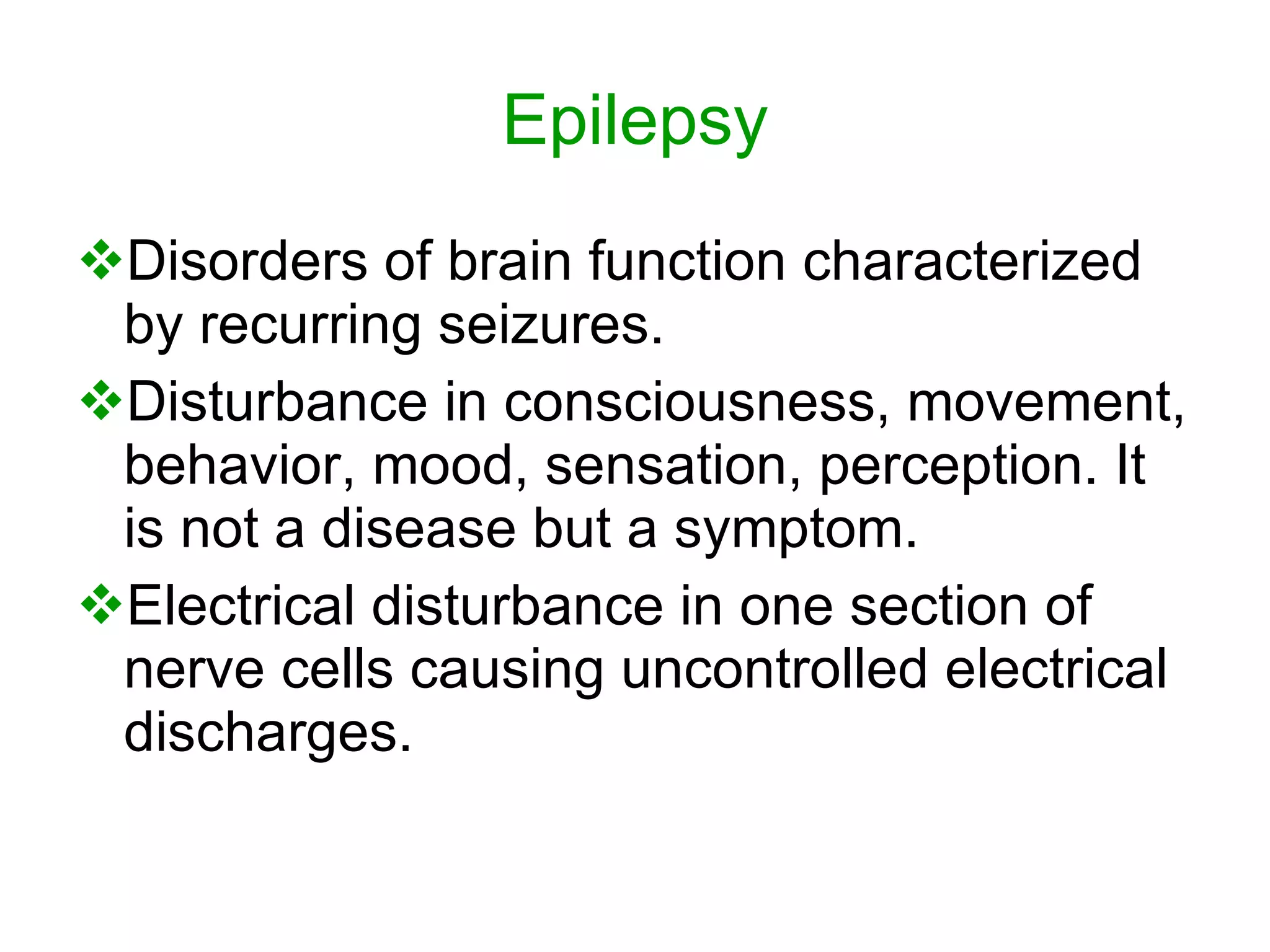 Seizure: Status Epilepticus | PPT