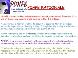 Teaching pdhpe in primary schools | PPT