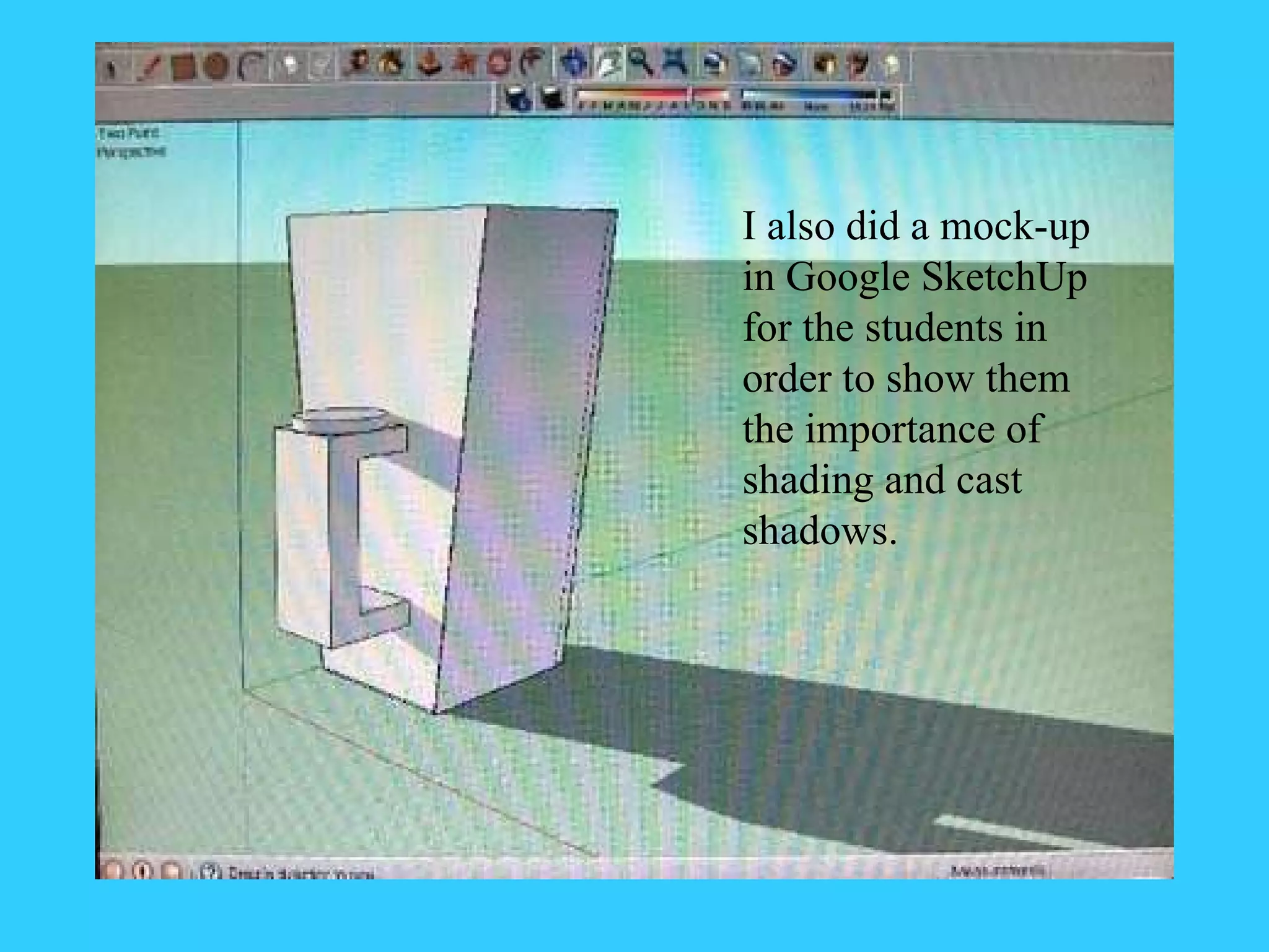 Teaching Perspective Drawing Using Google Sketch Up 2 | PPT