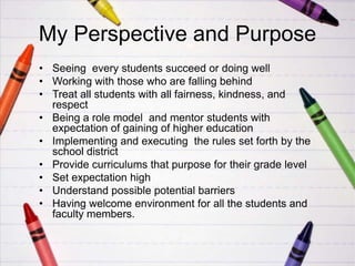 Teaching Philosophy | PPTX