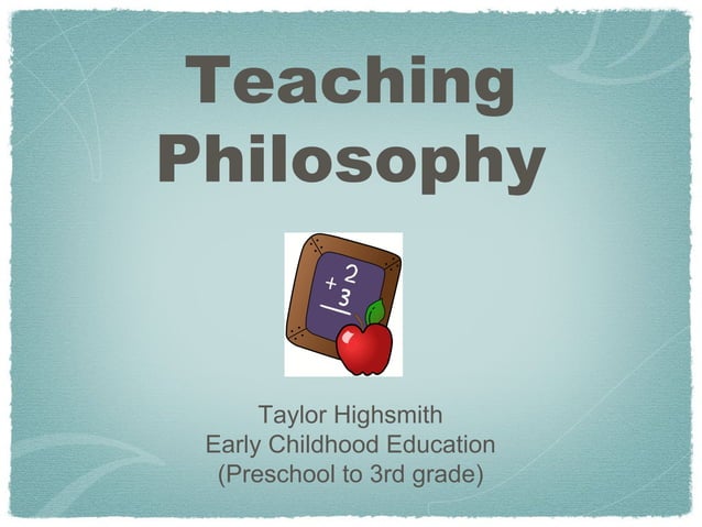 Teaching philosophy | PPT