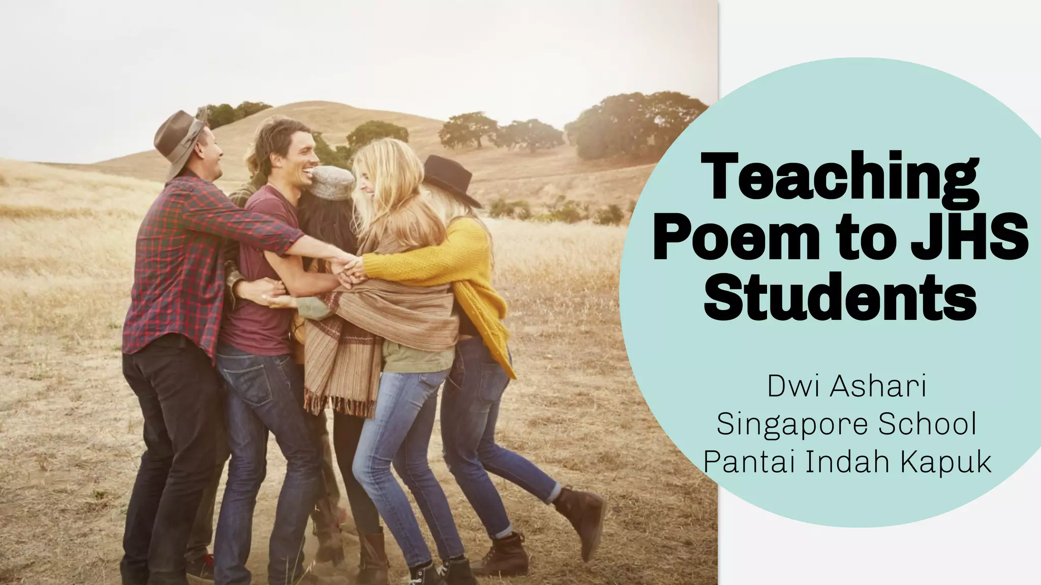 TEFL 1: Teaching Poem to Junior High School Students | PPT