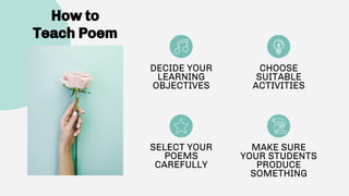TEFL 1: Teaching Poem to Junior High School Students | PDF