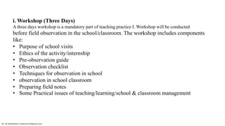 Teaching Practice Manual Course Code 8607 Ppt