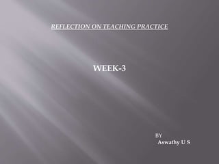Teaching practice 3 | PPTX