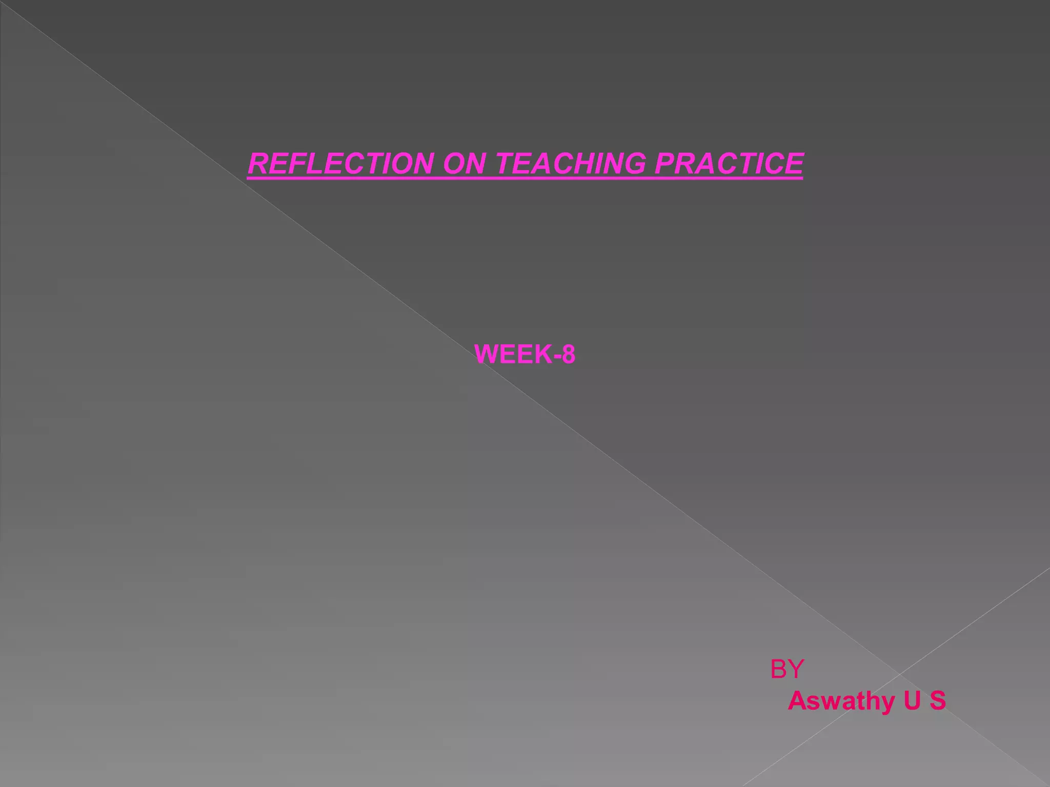 Teaching practice 8 | PPTX