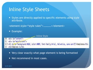 Teaching presentation | PPTX | Web Development | Internet