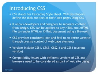 Teaching presentation | PPTX | Web Development | Internet