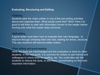 Teaching process writing | PPT