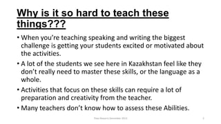 Teaching productive skills | PPTX