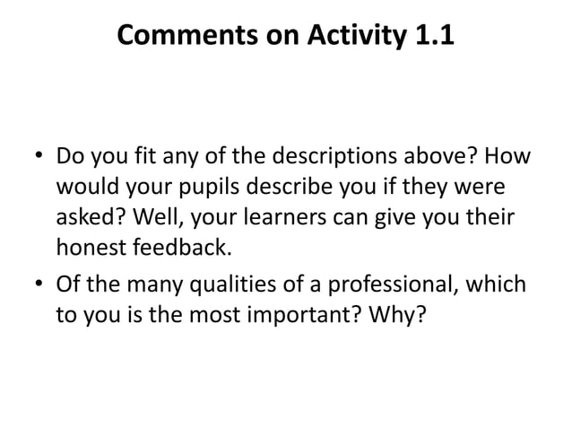 The Teaching Profession (Prof Ed Subject) | PPTX