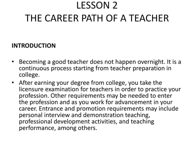 The Teaching Profession (Prof Ed Subject) | PPTX