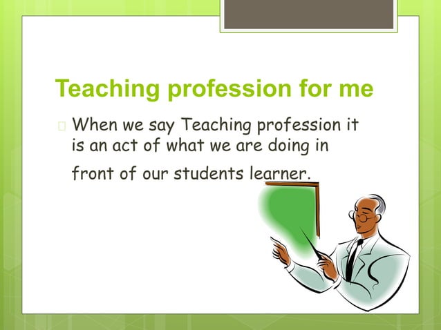 Teaching profession | PPTX | Professional School | Postgraduate Education