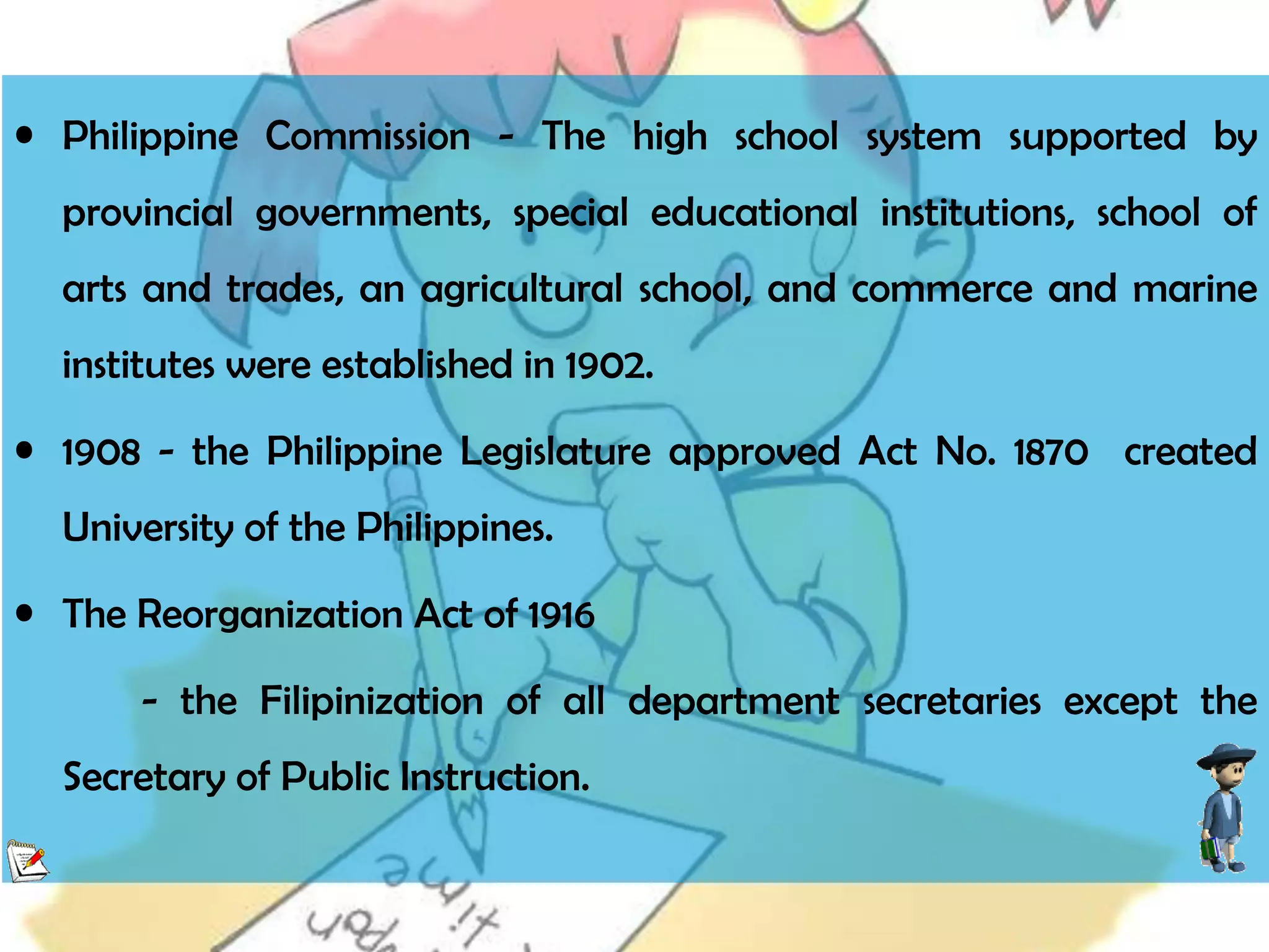 Teaching profession (Historical Perspective of Philippine Educational ...