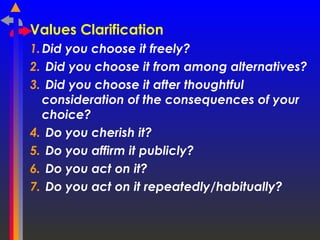 Teachingprofession- values formation and you | PPT