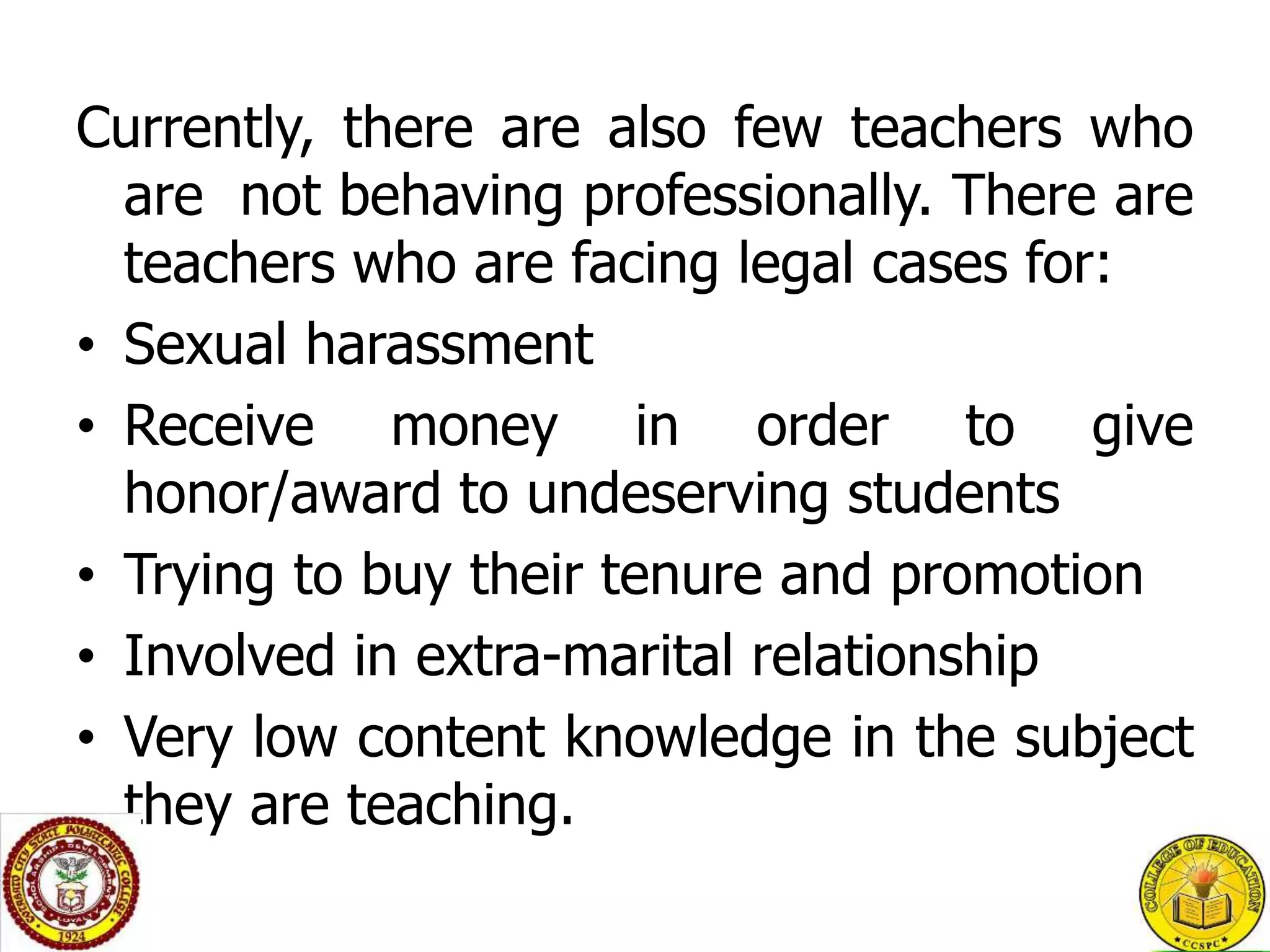 Teaching Profession Chapter 1 | PPTX