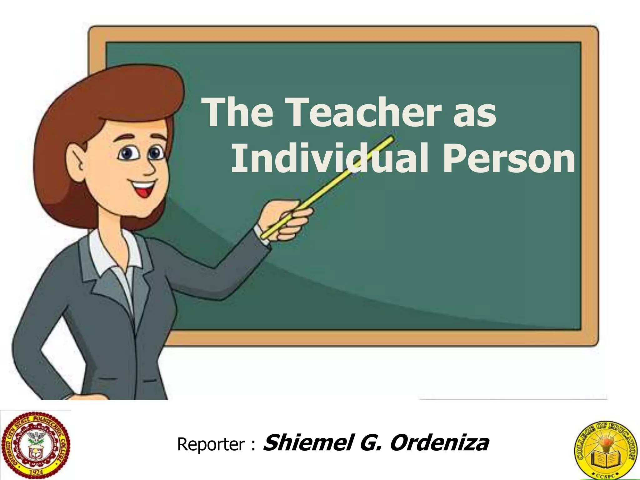 Teaching Profession Chapter 1 | PPTX