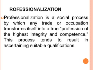 Teaching profession | PPT