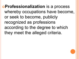 Teaching profession | PPT