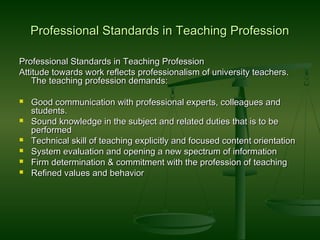 Teaching profession powerpoint | PPT
